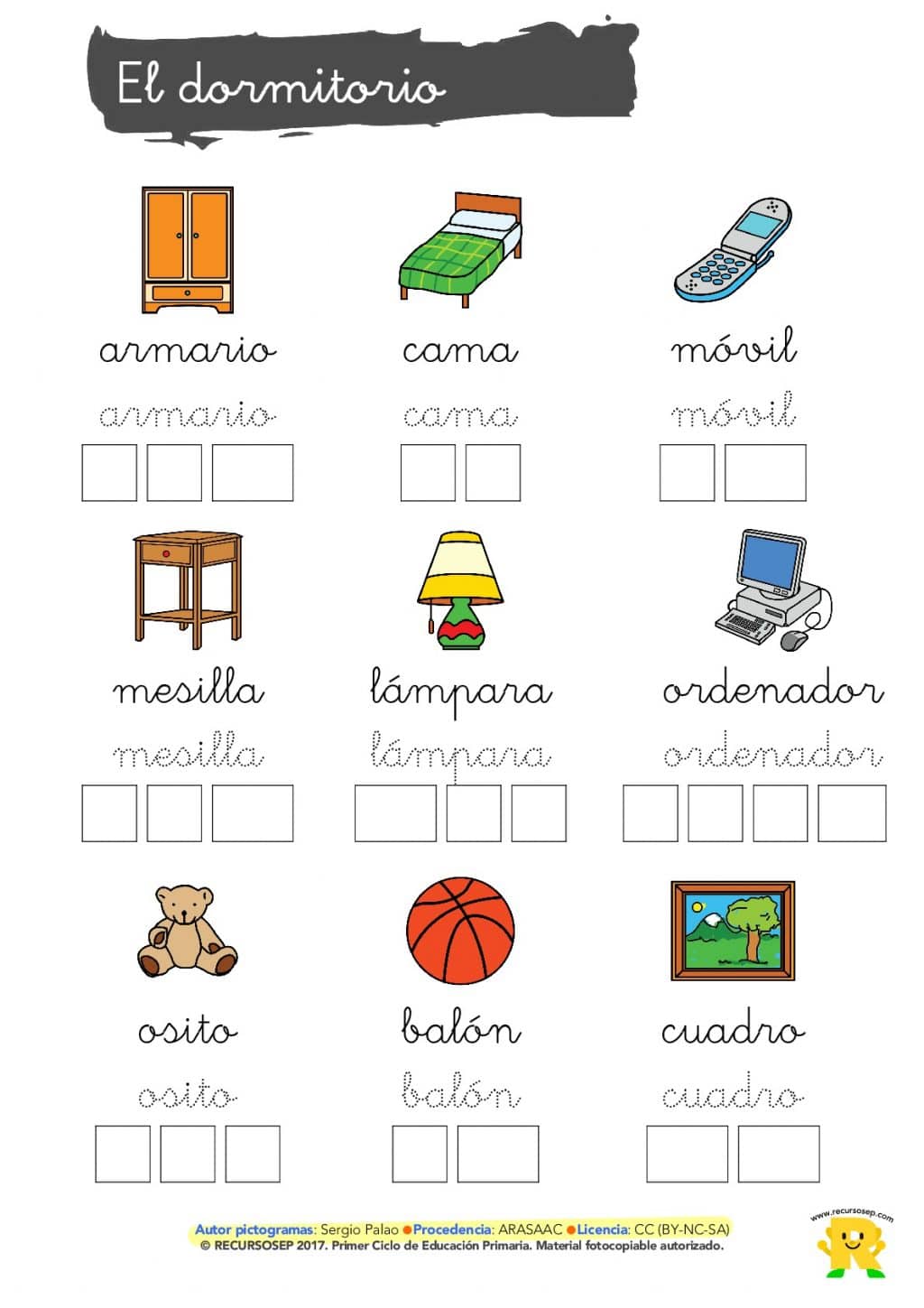 Separamos palabras en SÍLABAS – Primer ciclo