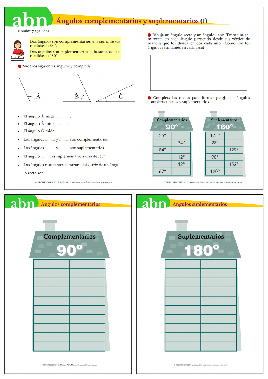 ángulos-complementarios-y-suplementarios-fichas