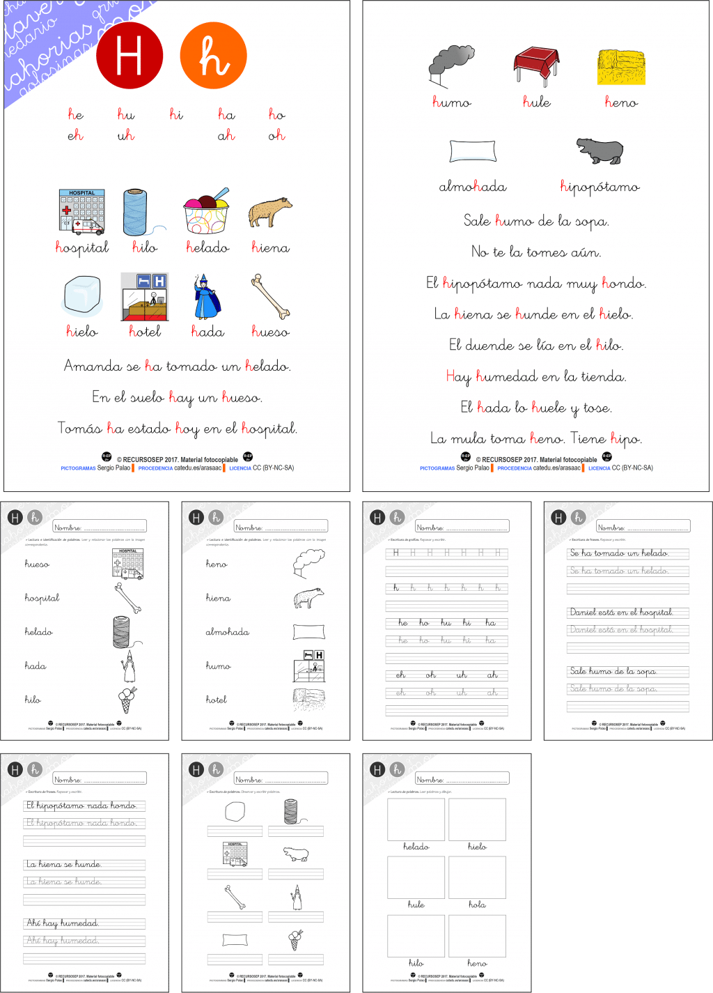 cartilla-lectura-recursosep-letra-h