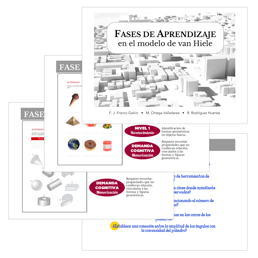 Fases de aprendizaje en Geometría. Niveles de van Hiele