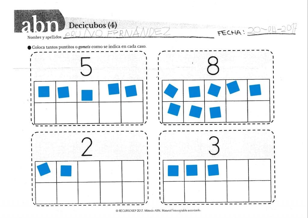 Recopilación de material ABN para INFANTIL: juegos, fichas descargables ...