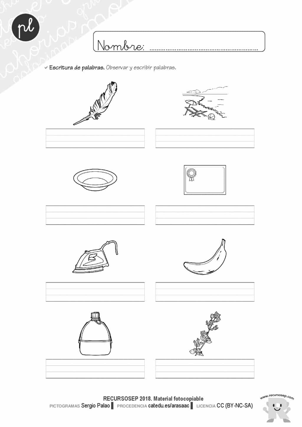 Cuadernillo de lectura y escritura: trabada PL