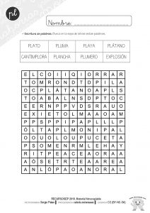 Cuadernillo de lectura y escritura: trabada PL