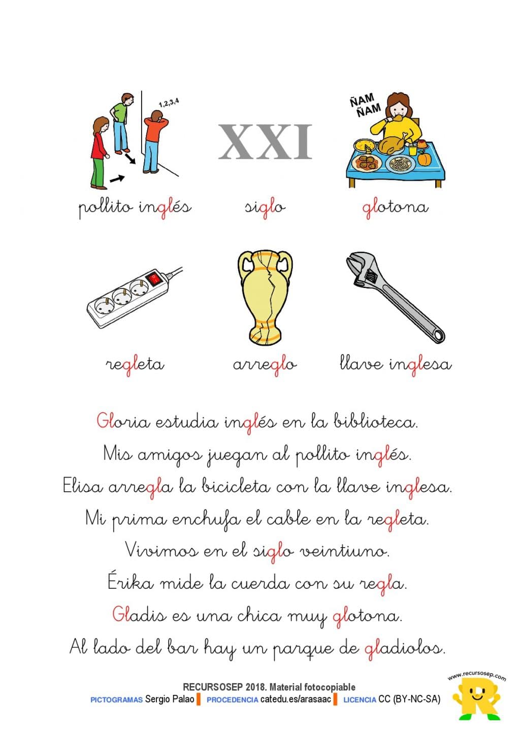 Cuadernillo de lectura y escritura: trabada GL