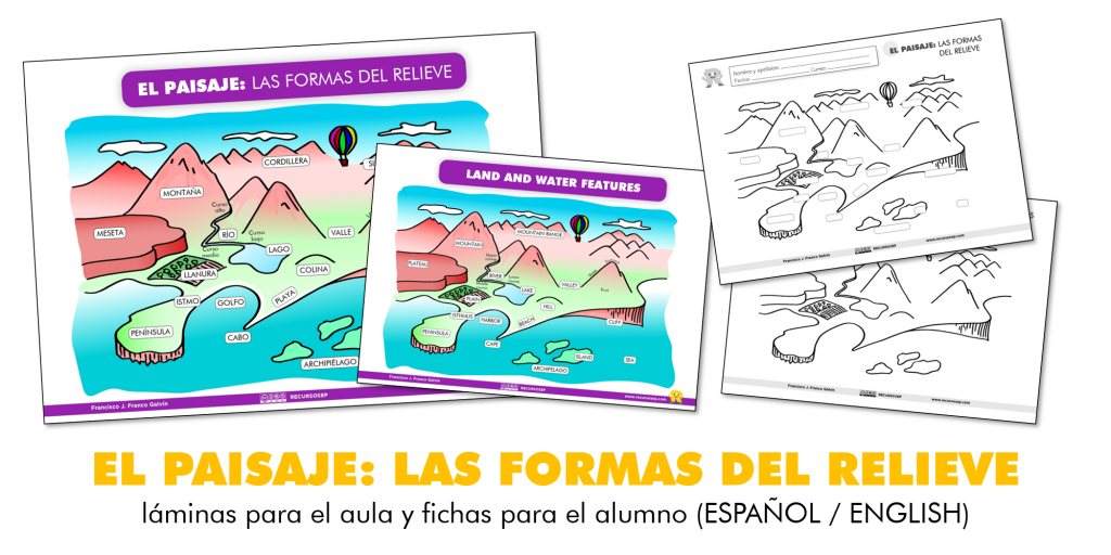 el-paisaje-las-formas-del-relieve-recursosep-láminas-ciencias