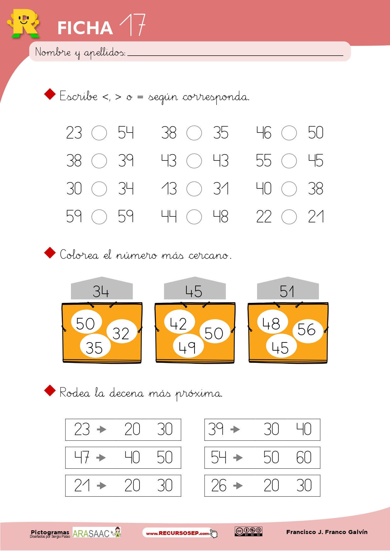 Súper Cuaderno Mas De 30 Fichas De Matematicas Material Pedagógico