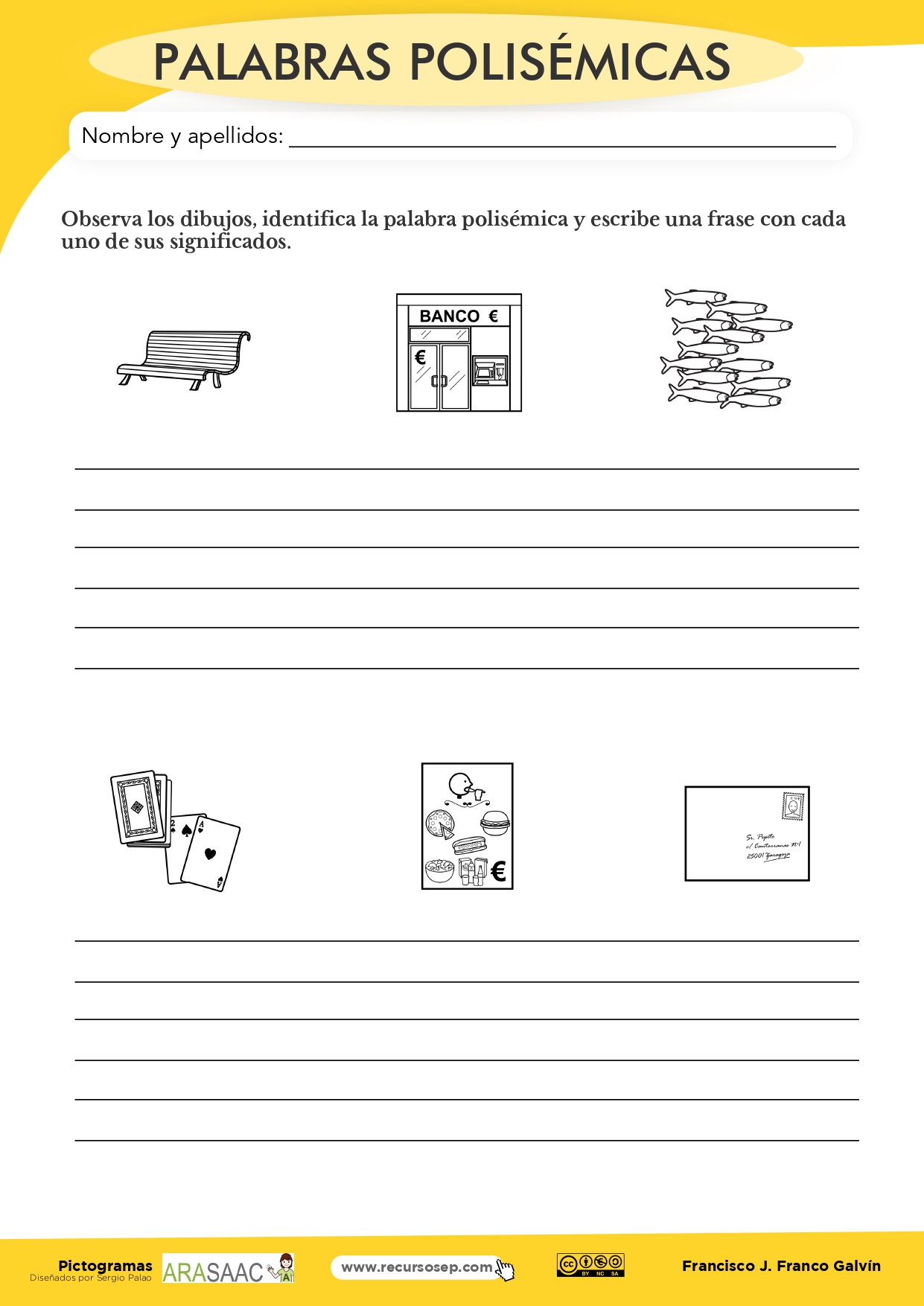 Escribimos frases con PALABRAS POLISÉMICAS