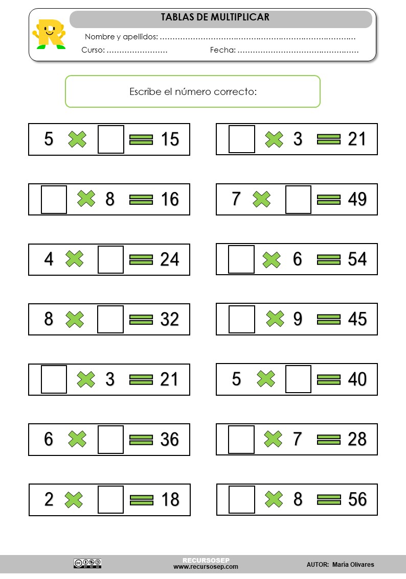 actividades tablas multiplicar (3)