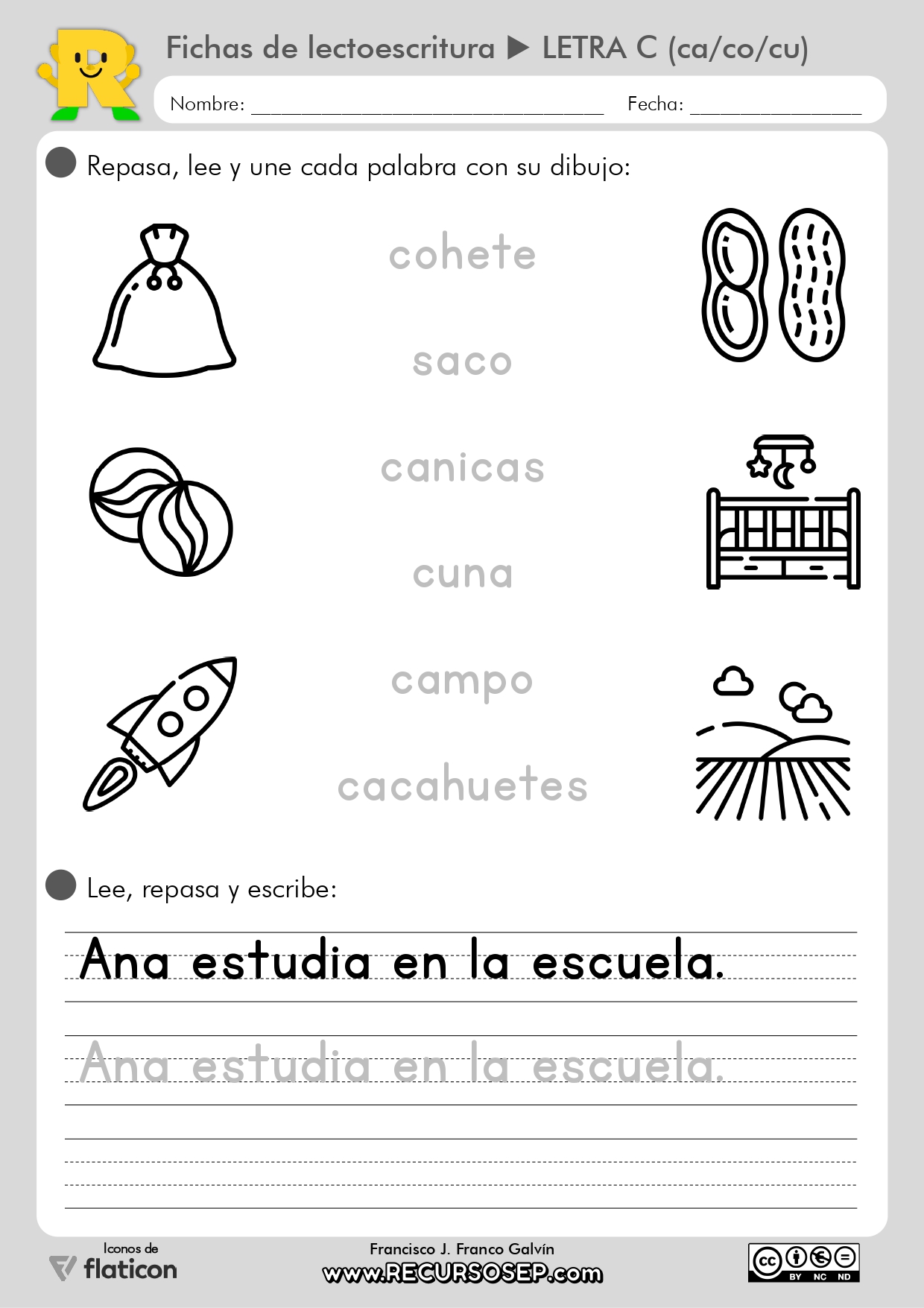 9-fichas-lectoescritura-montessori-recursosep-letra-C-ca,co,cu-imprenta ...