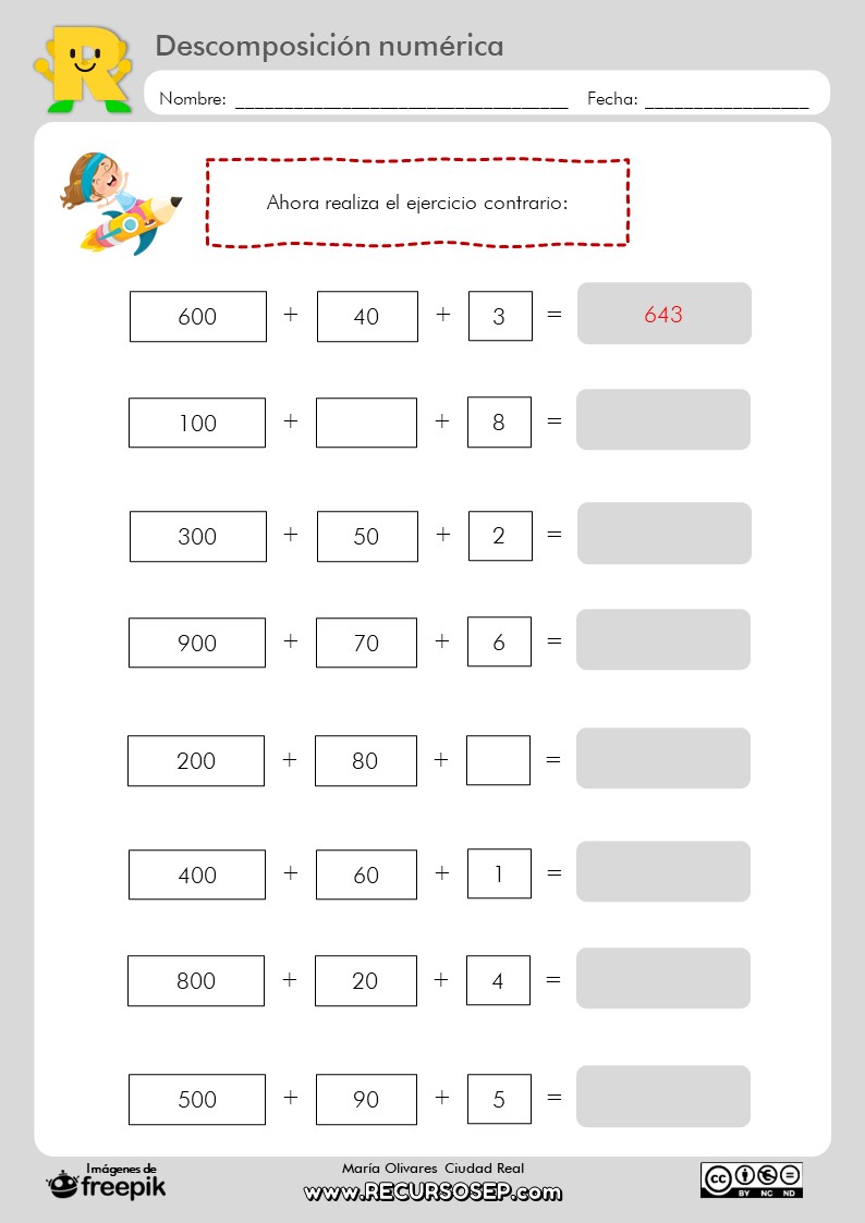 Descomposicion De Numeros Activity For Segundo Grado Matematica – Bilarasa Descomposicion De Numeros Activity For Segundo Grado Matematica – Bilarasa