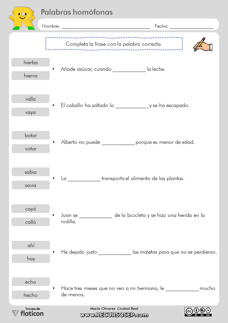 palabras homófonas (1)