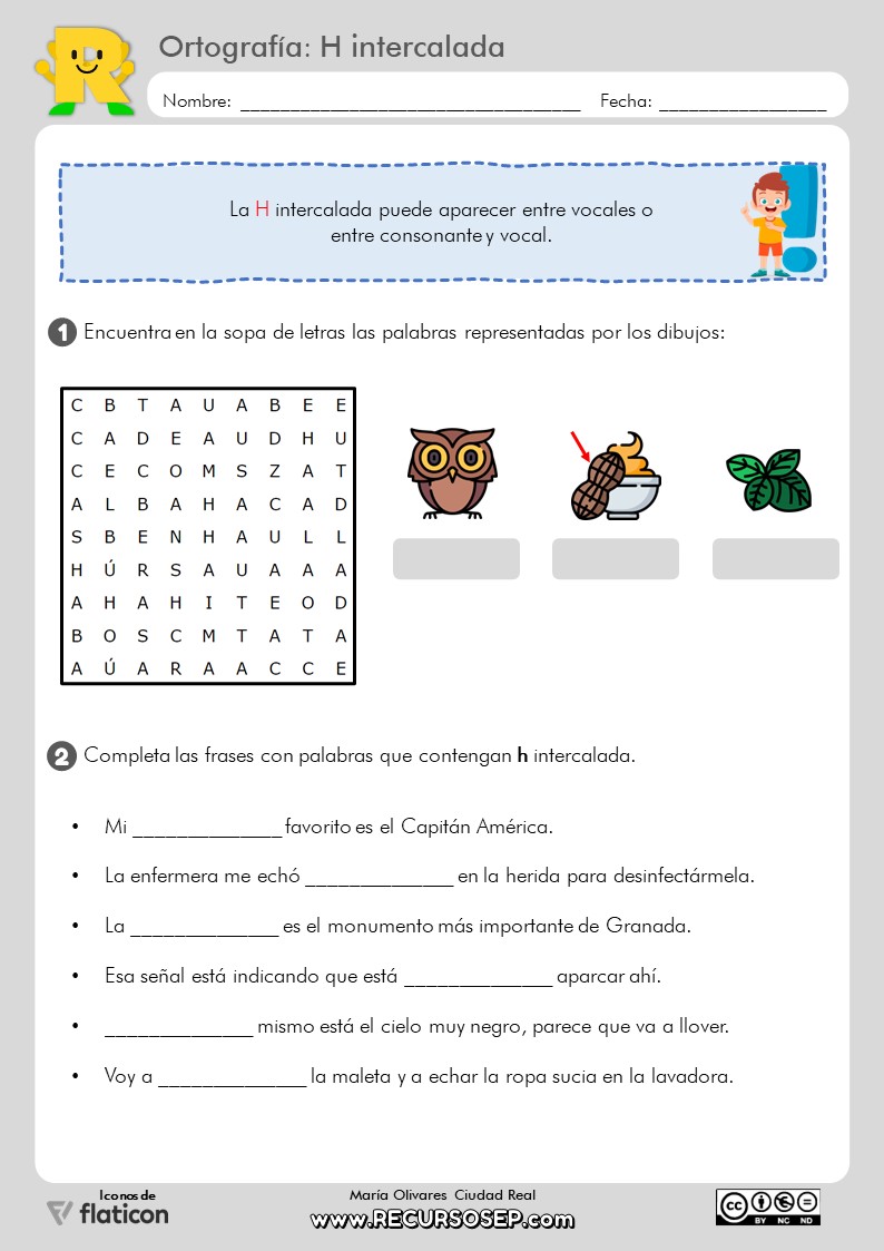 Actividades De Ortografía