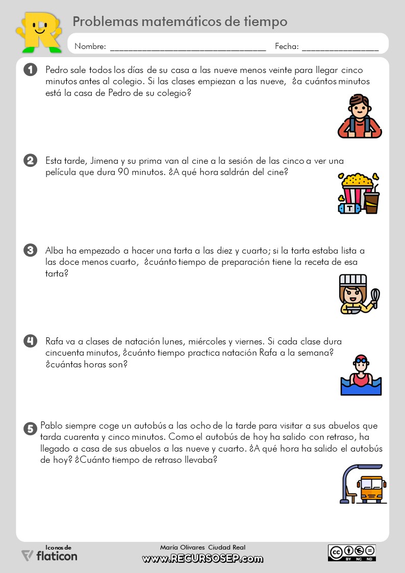 Problemas Matemáticos De Tiempo