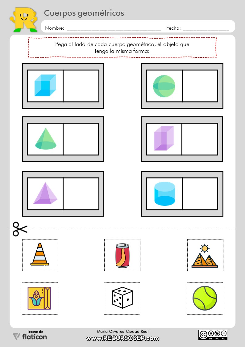 objetos cuerpos geométricos