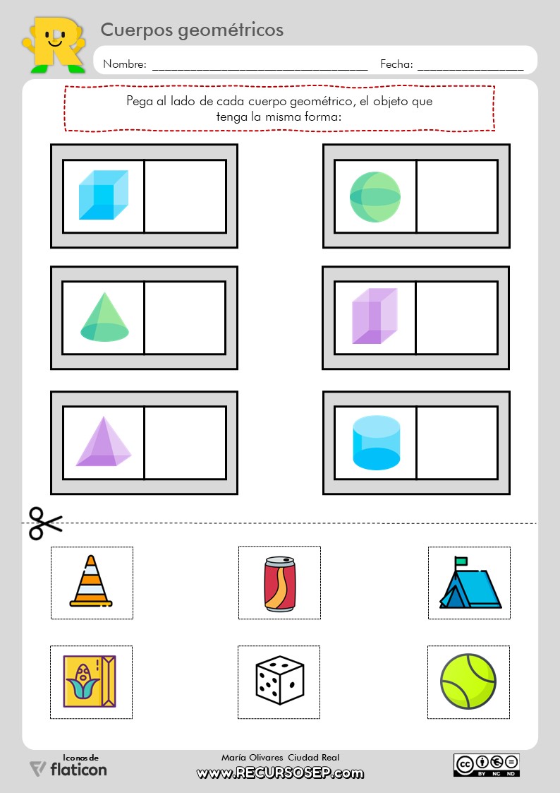 objetos cuerpos geométricos