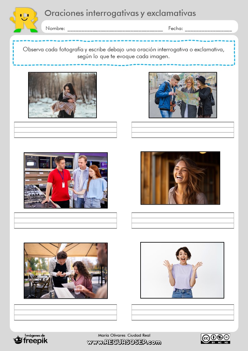 Hojas De Trabajo Con Palabras Interrogativas