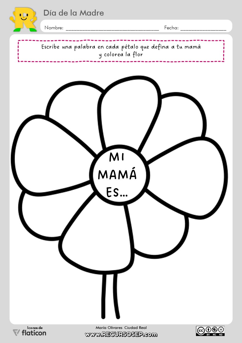 la flor de mi mama es