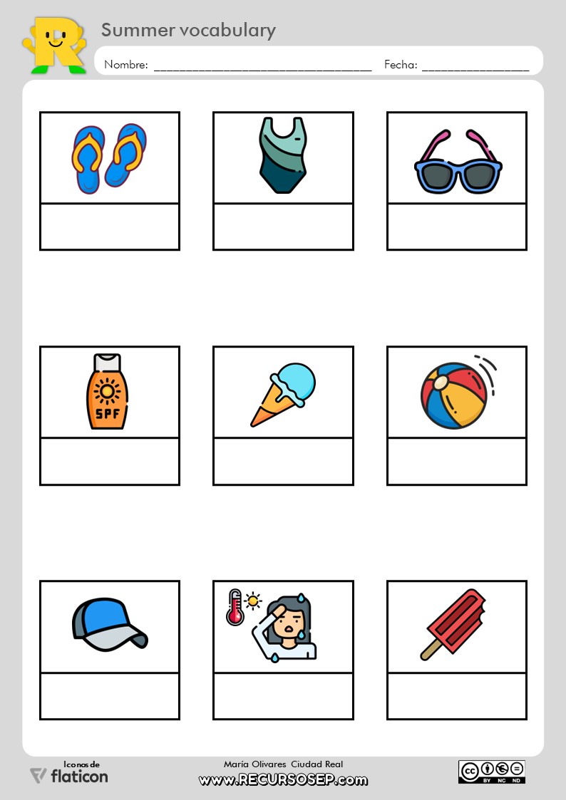 summer vocabulary (2)