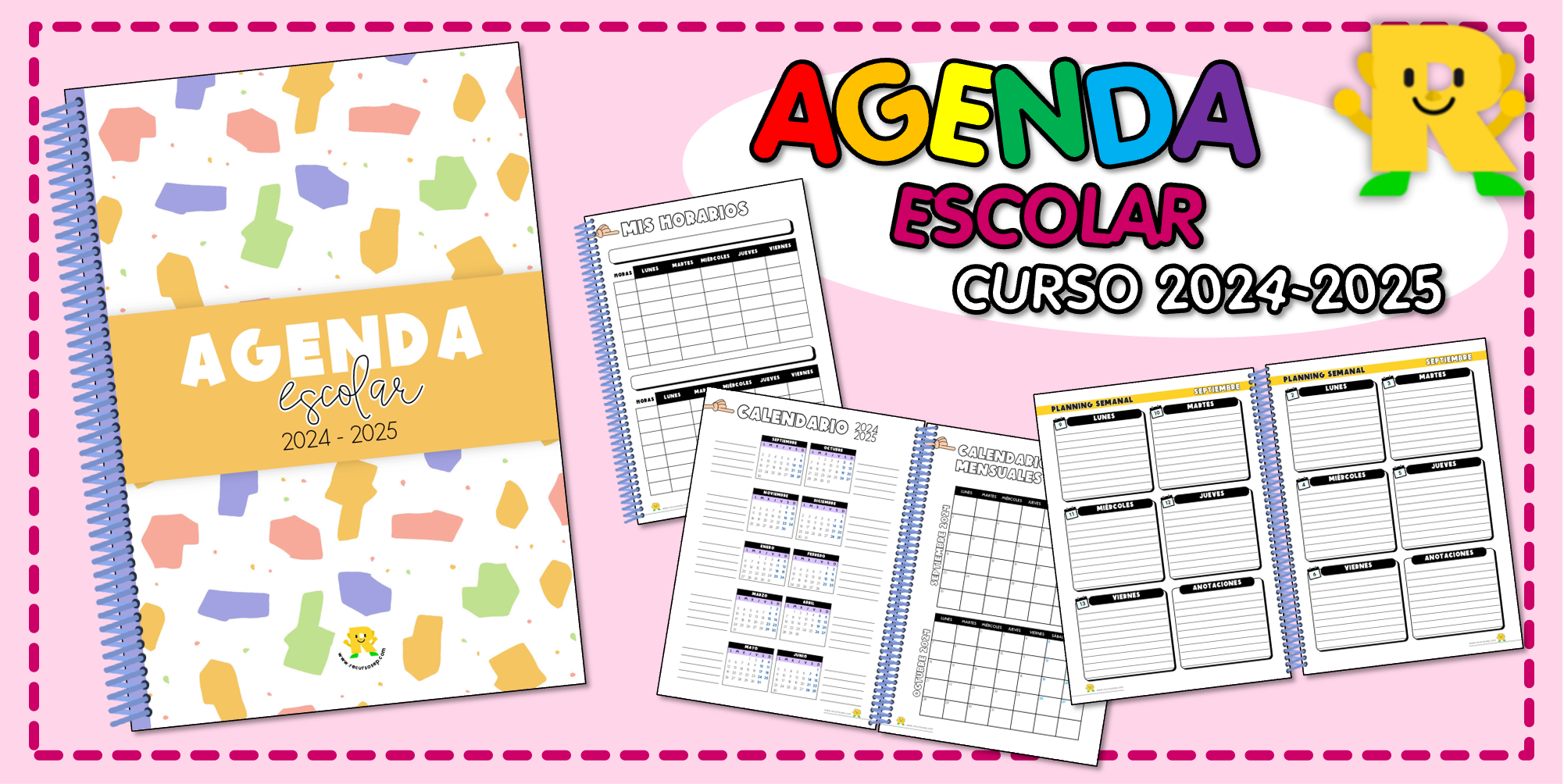 agenda escolar-2024-2025-recursosep-gratis