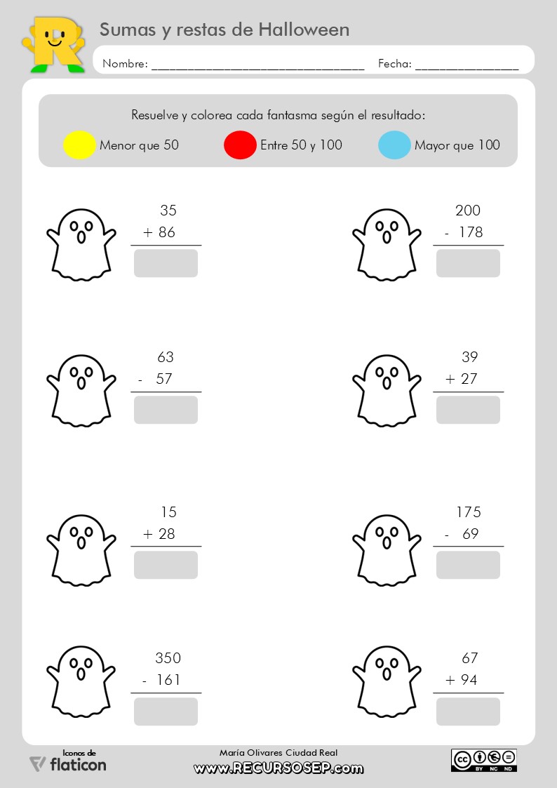 sumas y restas halloween (2)