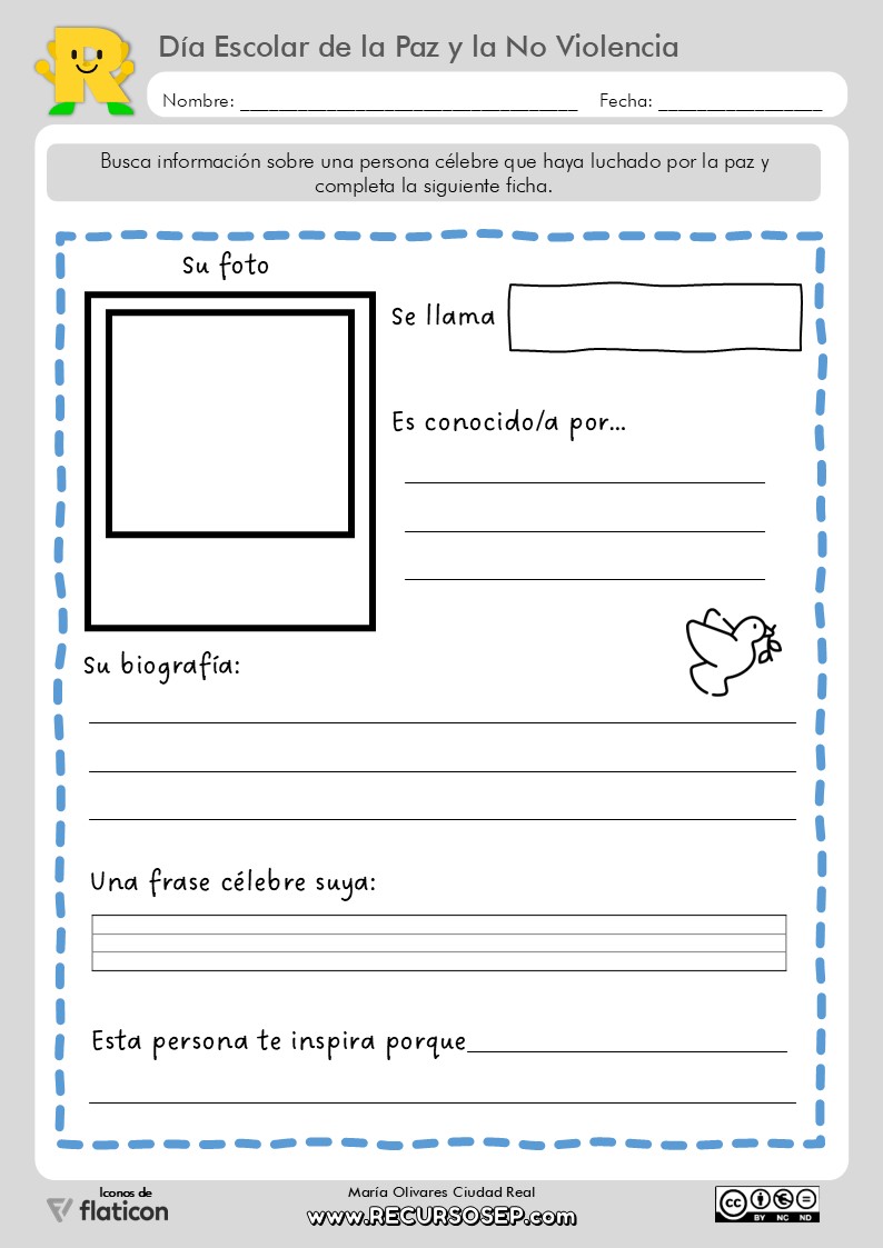 investigacion persona celebre paz