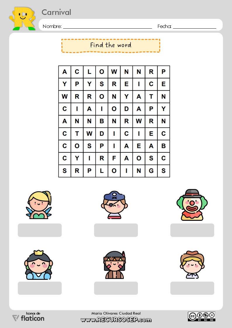 carnival word search (1)