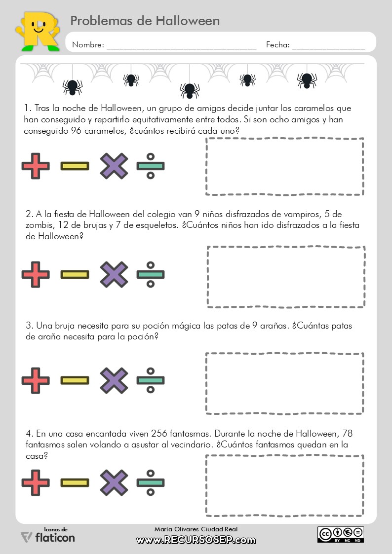 problemas de Halloween