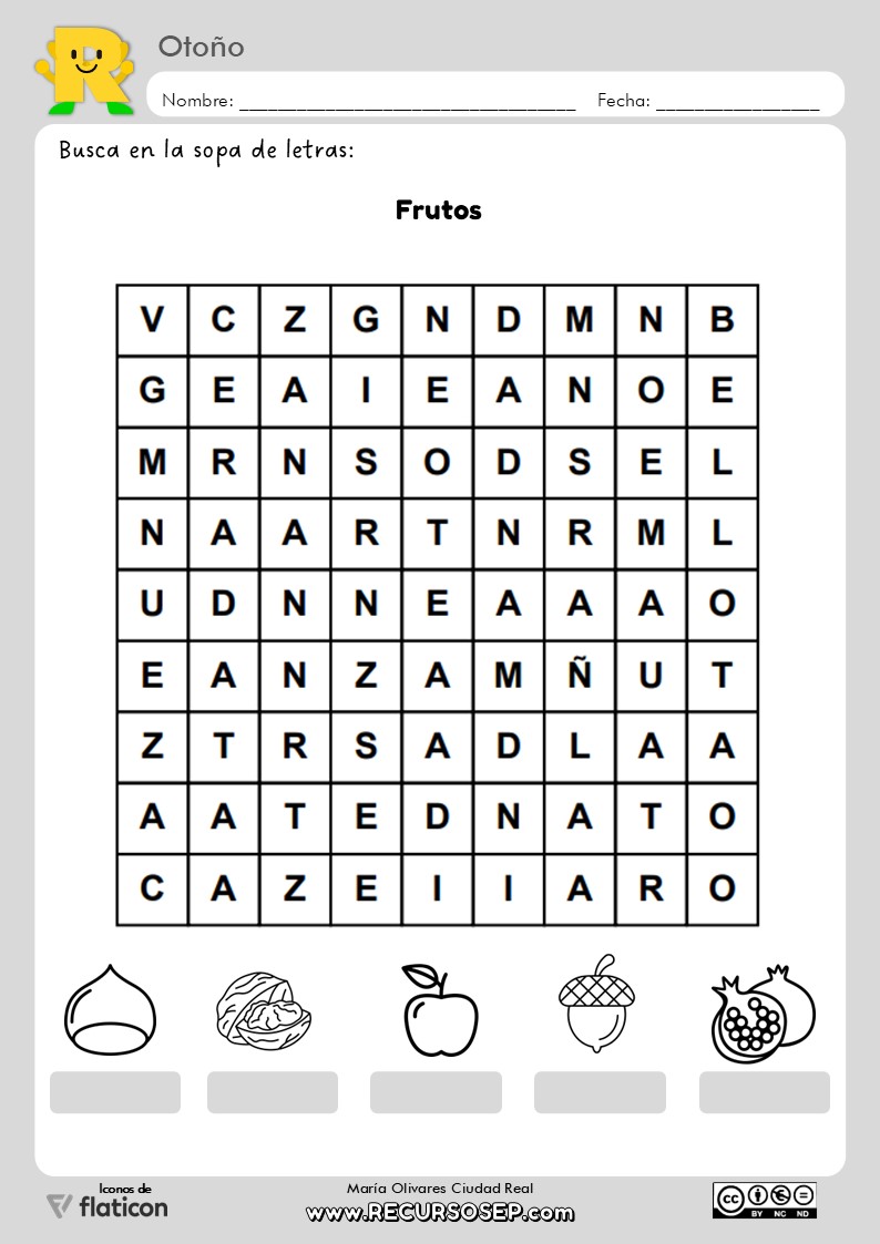 sopa de letras otoño (2)